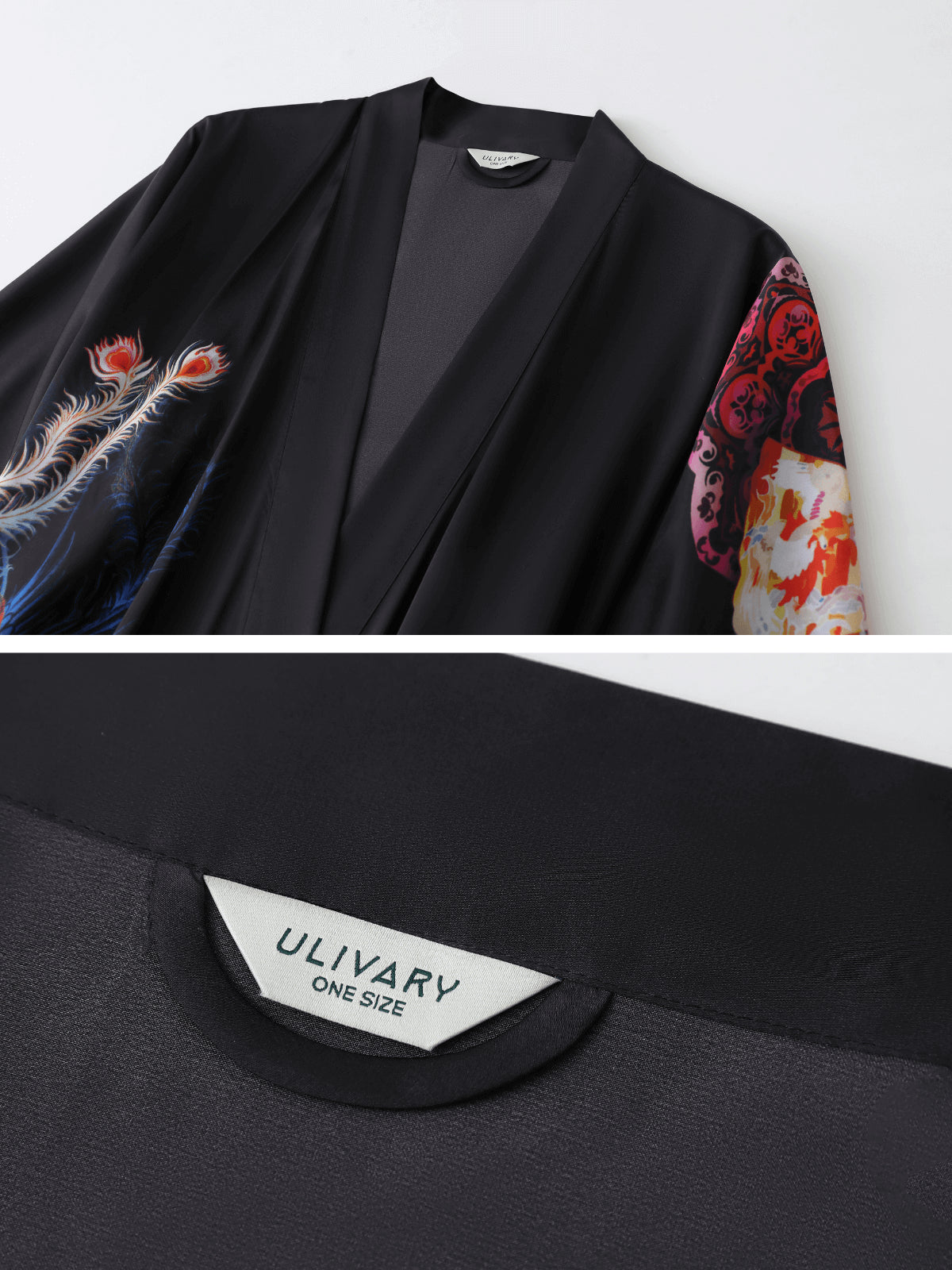 Dragon Silk Robe | Long Bathrobe for Ladies | Women Dressing Gown - Ulivary